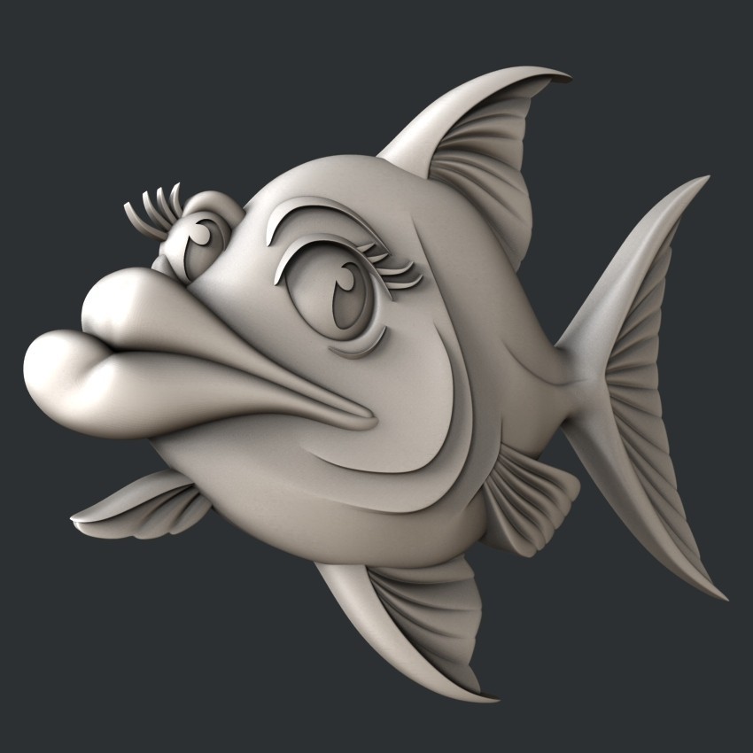 STL file anime fish 🐠 ・3D print model to download・Cults