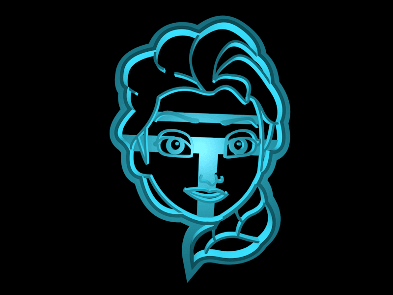 STL file Disney Frozen cookie cutter set 🍪 ・3D printable model to ...