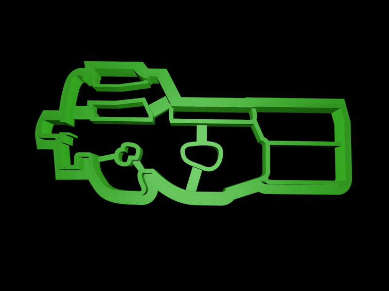 STL file Gun cookie cutter set 🔫 ・3D printer model to download・Cults