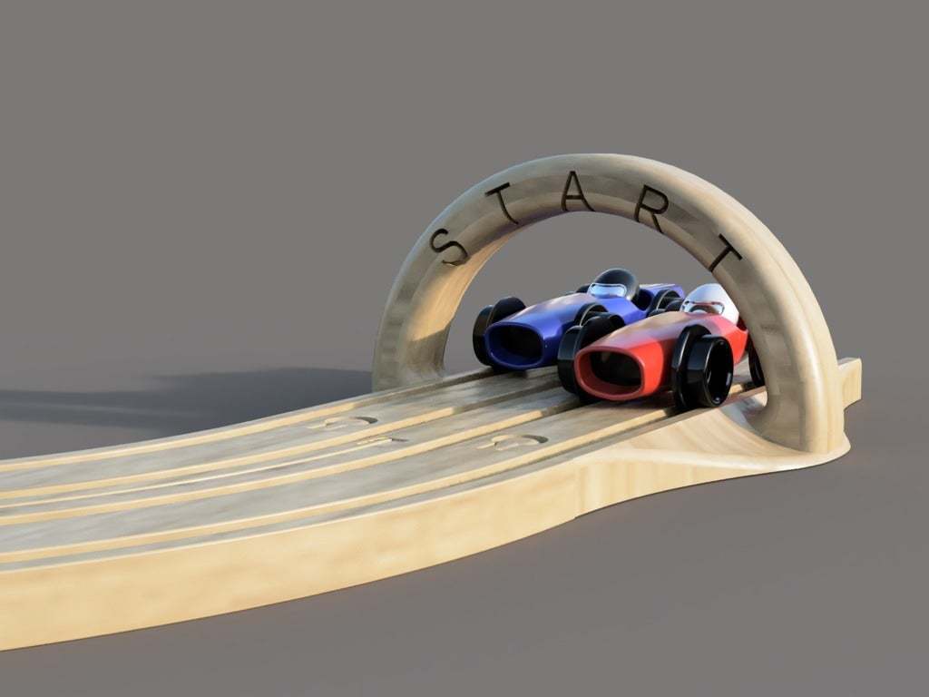Free STL file Brio Race Track 🏎️ ・3D print model to download・Cults