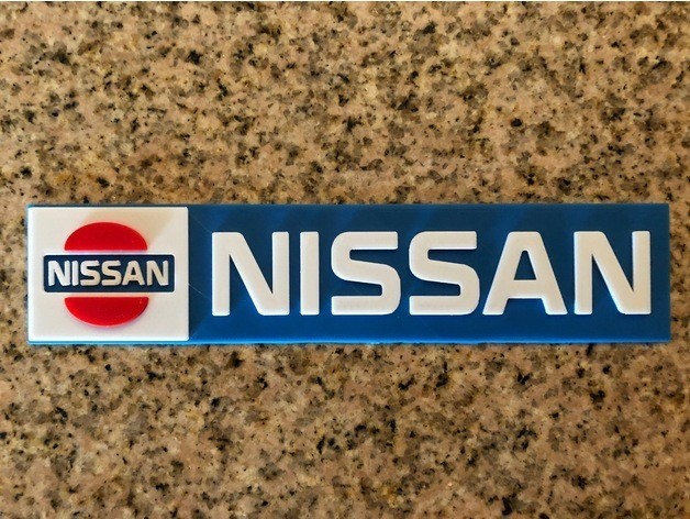 👽 Nissan Logo Sign・Free STL File for ・Cults