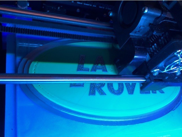 Free STL file Land Rover Logo Sign 👽 ・3D print object to download・Cults