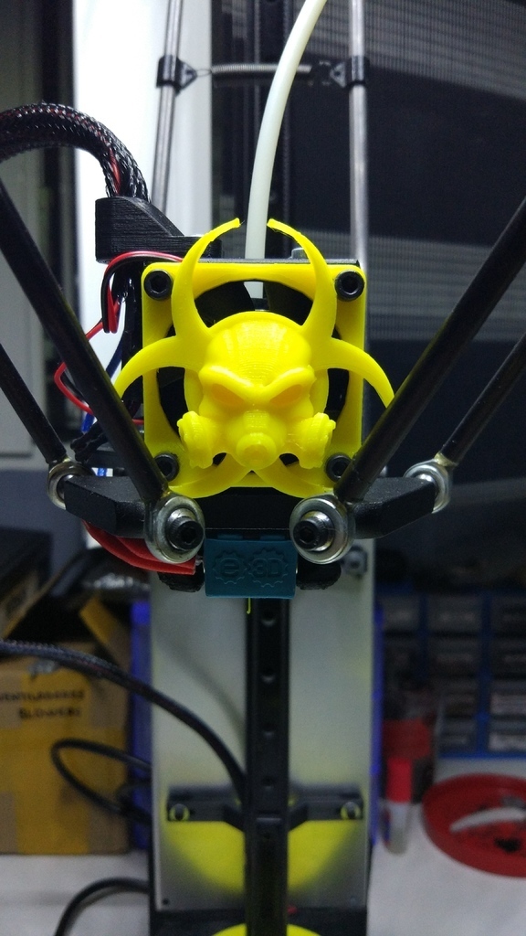 3D printing Biohazard Fan Cover 40x40・Cults