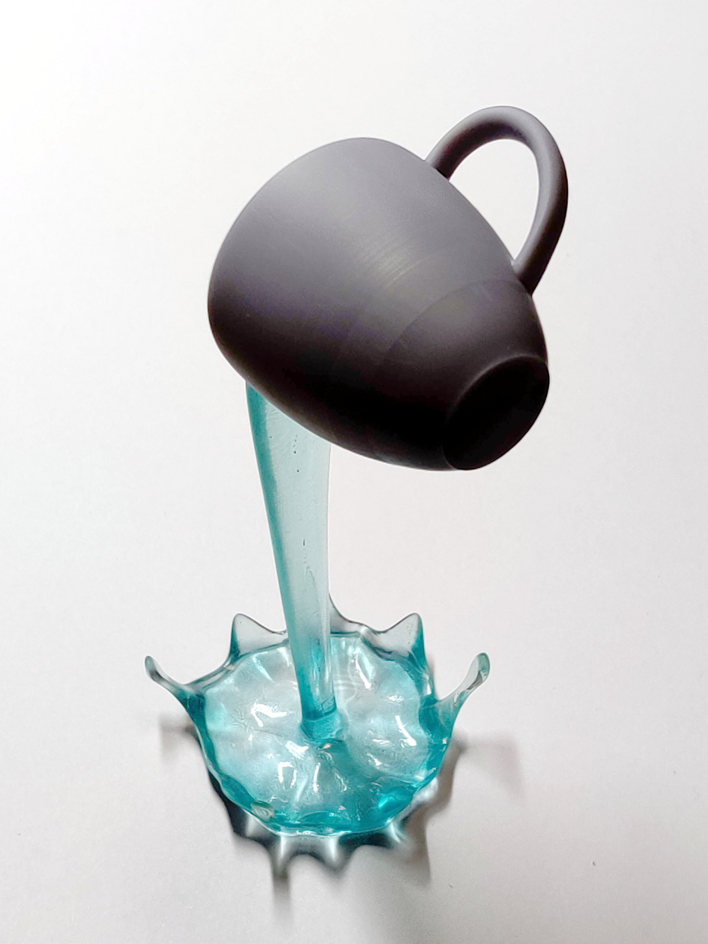 🗿 Floating Cup Sculpture: DLP remix・Free STL File for ・Cults