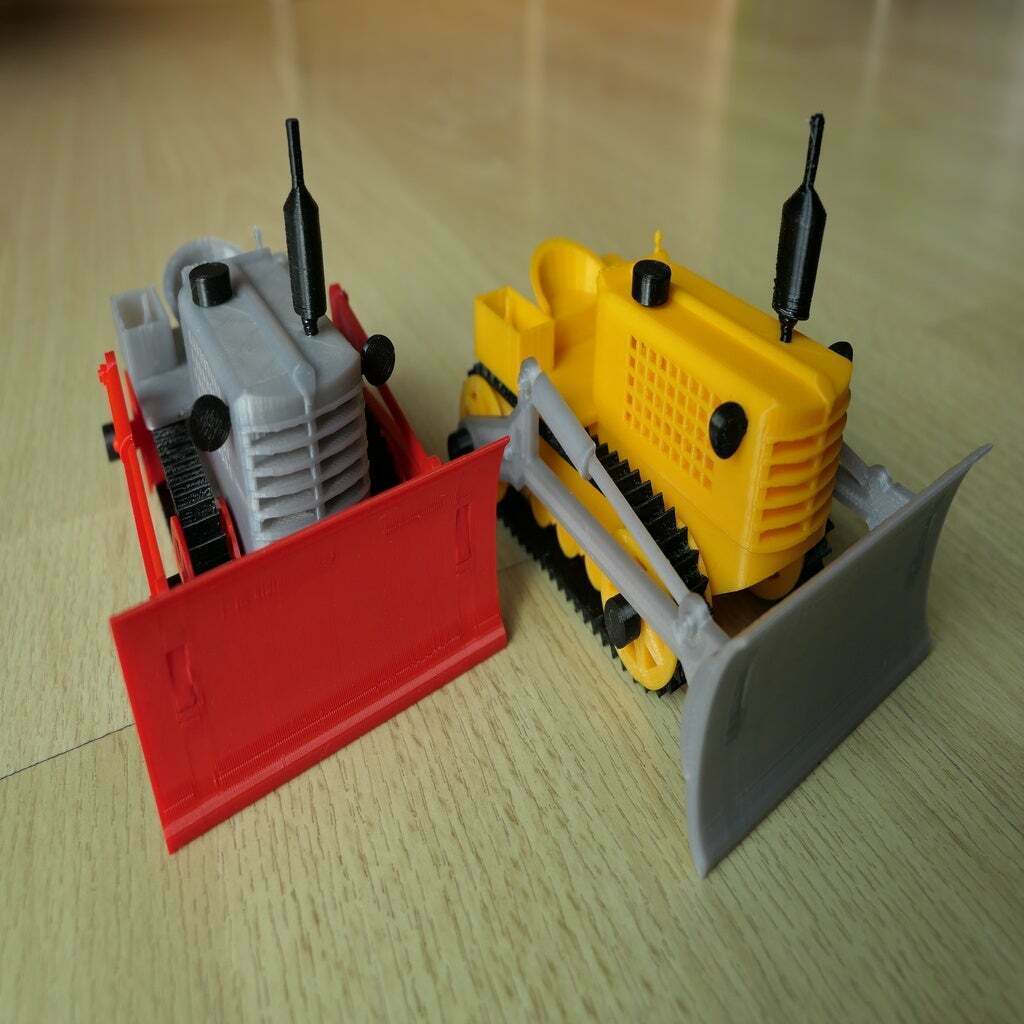 Free STL file Vintage Bulldozer V2 🚜 ・3D printable model to download・Cults