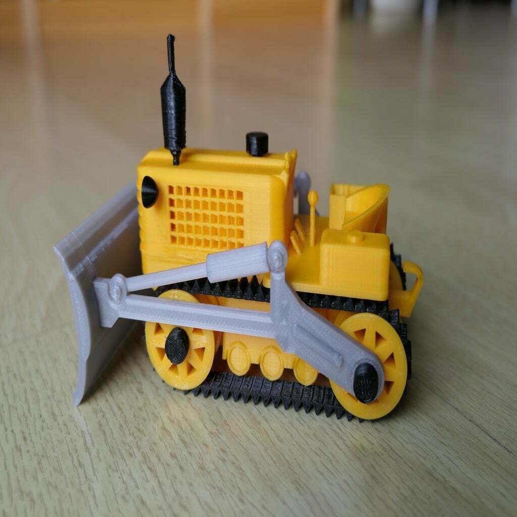 Free STL file Vintage Bulldozer V2 🚜 ・3D printable model to download・Cults