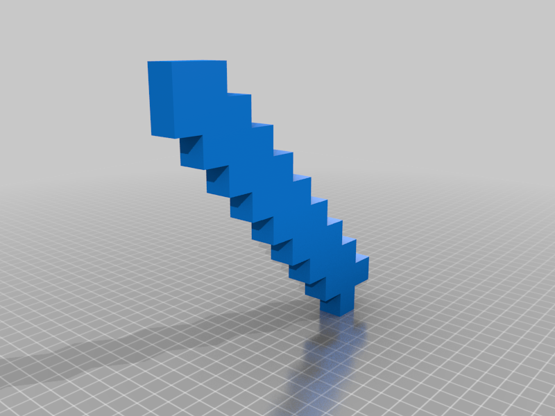Free 3D file Minecraft PickAxe 🦸 ・3D printable object to download・Cults