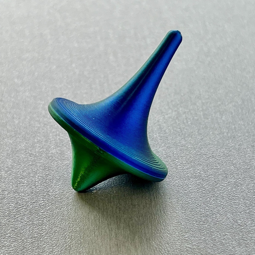 🔝 Spinning Top + Stand・Free 3D File for ・Cults