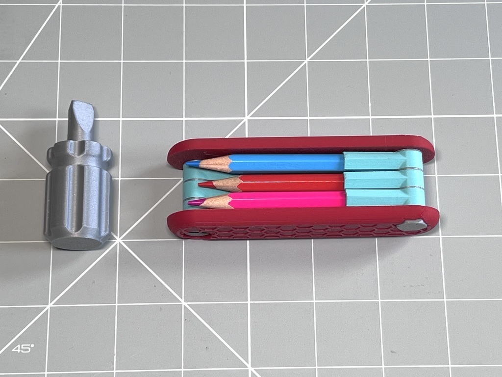 ️ Pencil Multitool・Free 3D File for ・Cults