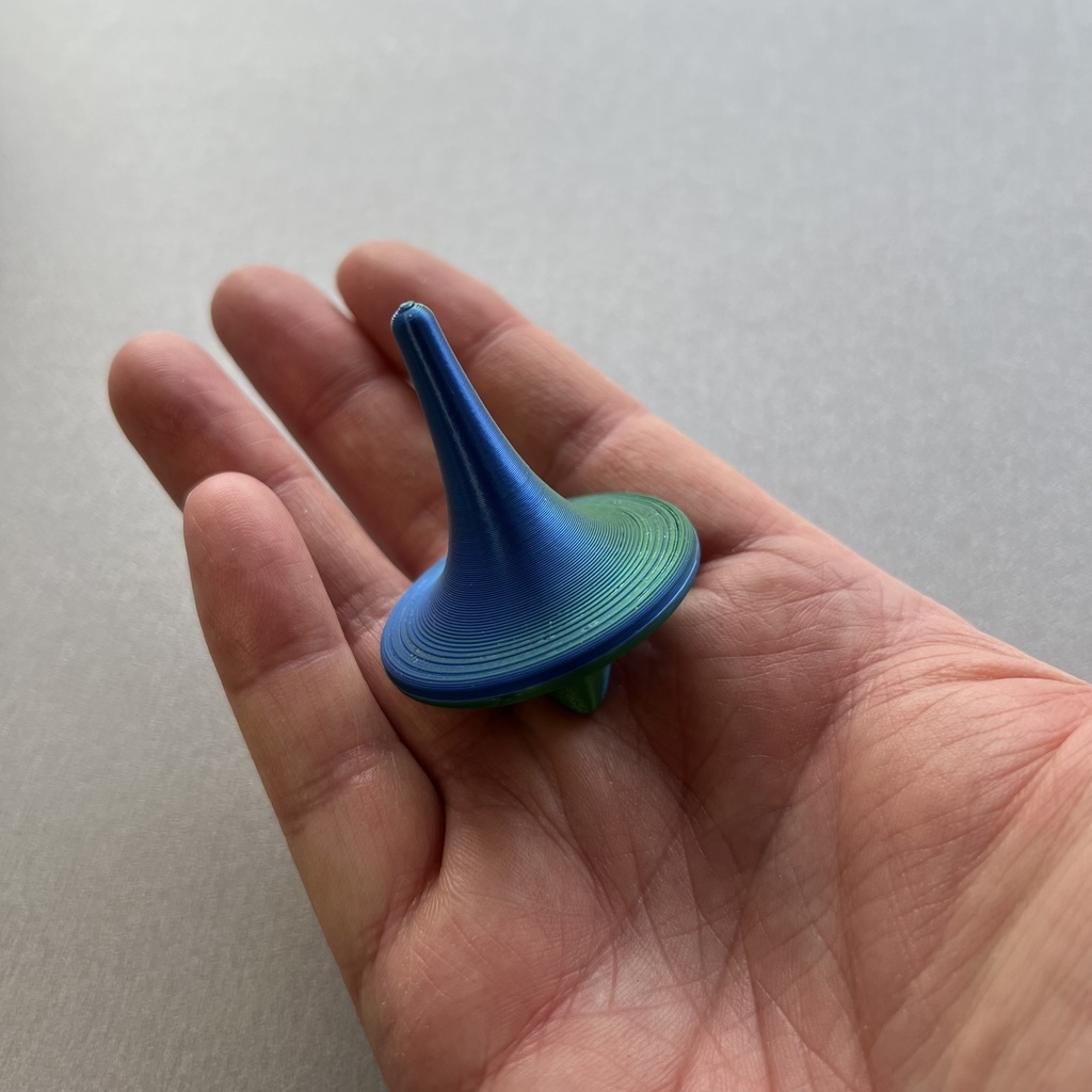 🔝 Spinning Top + Stand・Free 3D File for ・Cults