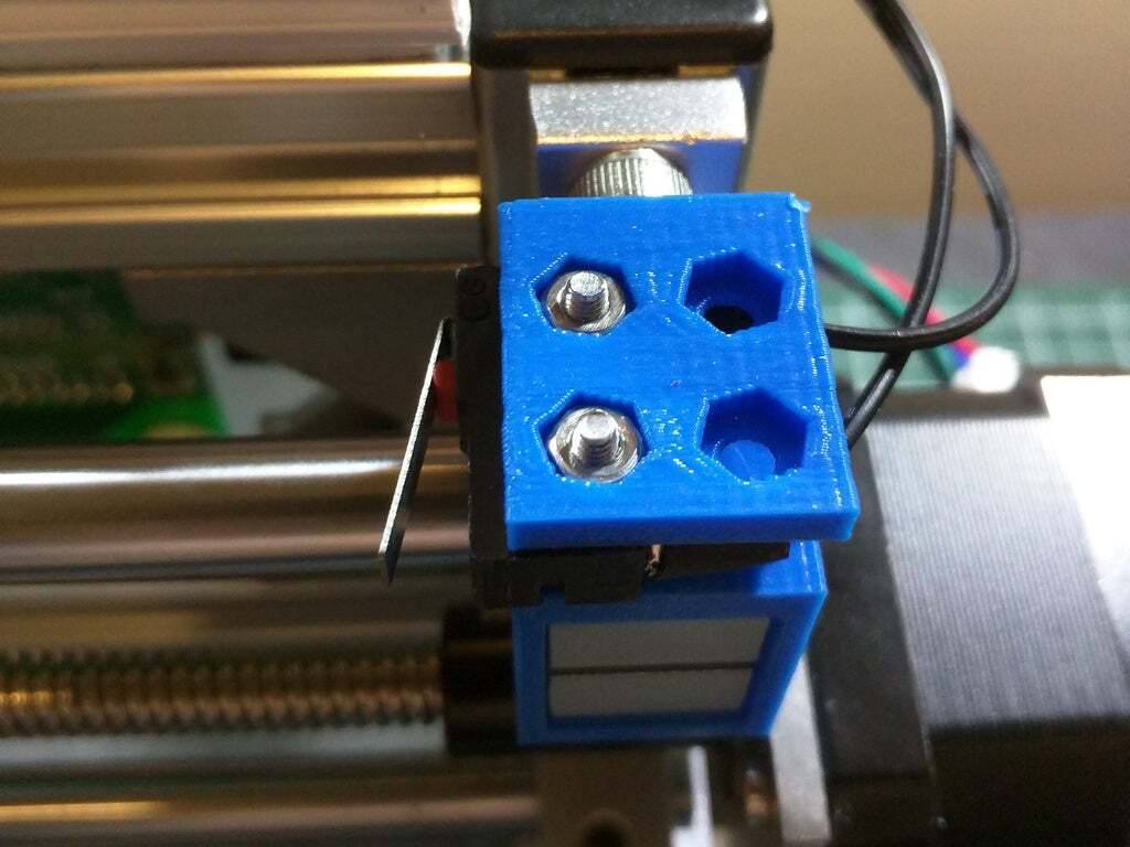Free STL file Endstop Switch Bracket for SK10 Shaft Support 🔧・3D print ...