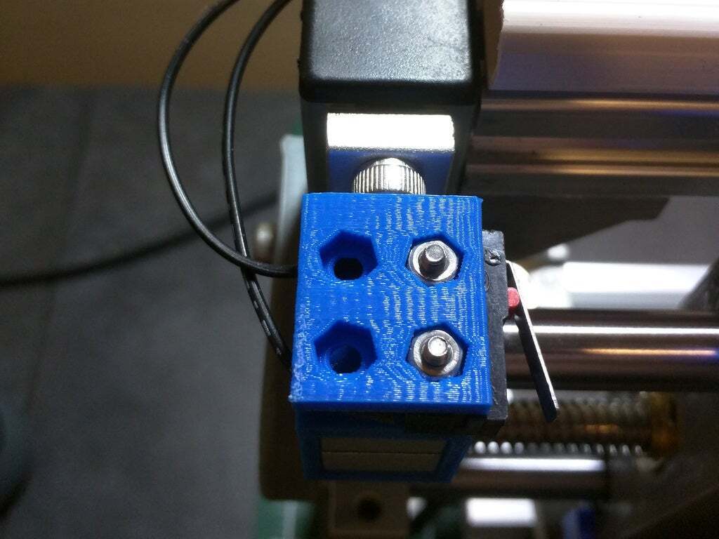 Free STL file Endstop Switch Bracket for SK10 Shaft Support 🔧・3D print ...