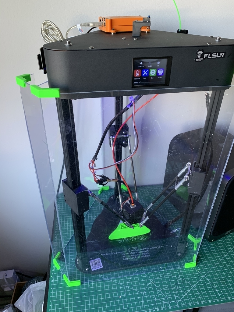 Free 3D file FLSun Q5 Delta Acrylic Enclosure 🧞‍♂️ ・3D printer model to download・Cults