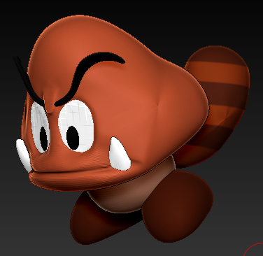 🎨 The goomba・Free 3D File for ・Cults