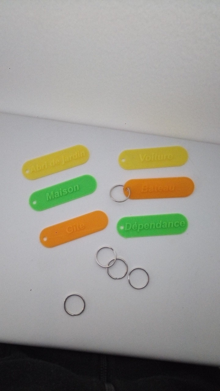🔑 key ring・Free STL File for ・Cults