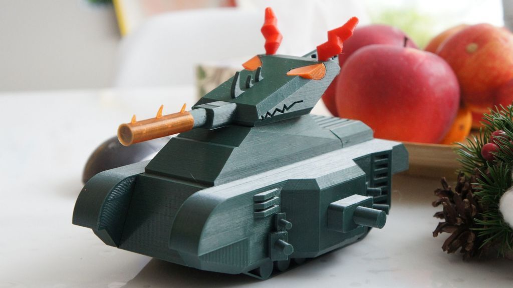 Free STL file Leviathan cartoon tank 🪖 ・3D print design to download・Cults