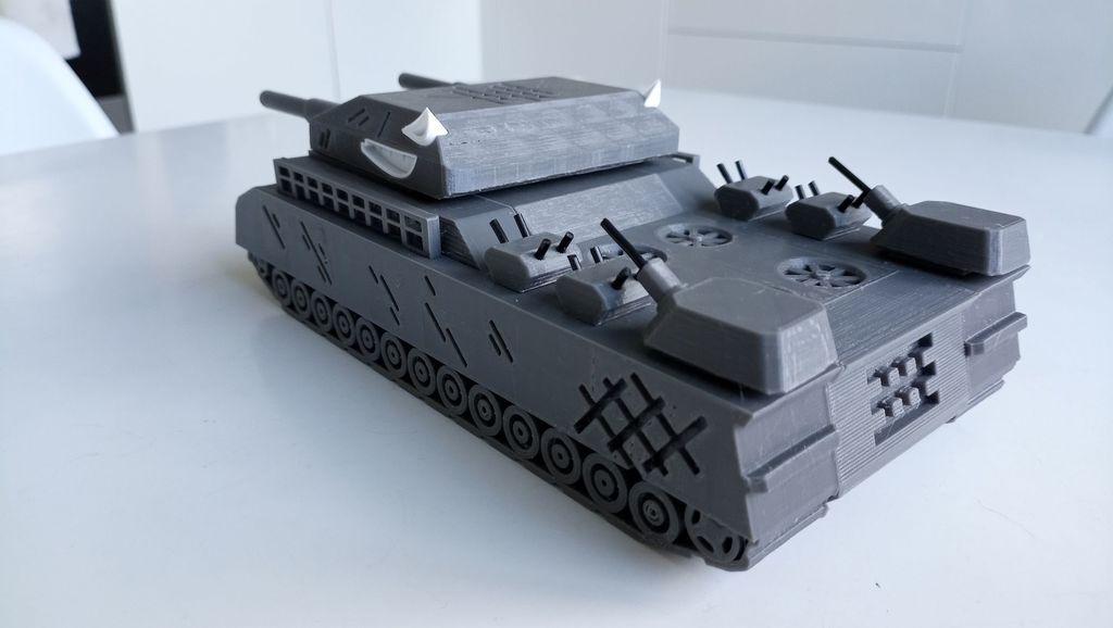 Free 3D file The famous cartoon Ratte tank 🪖 ・3D printer design to ...
