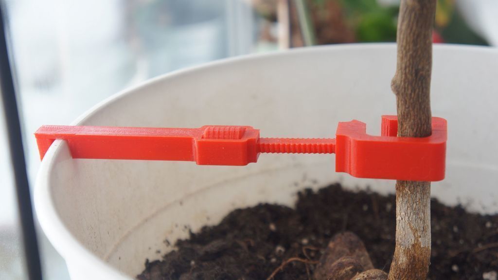 Free STL file Adjustable flower/plant support 🏠 ・3D printing idea to ...