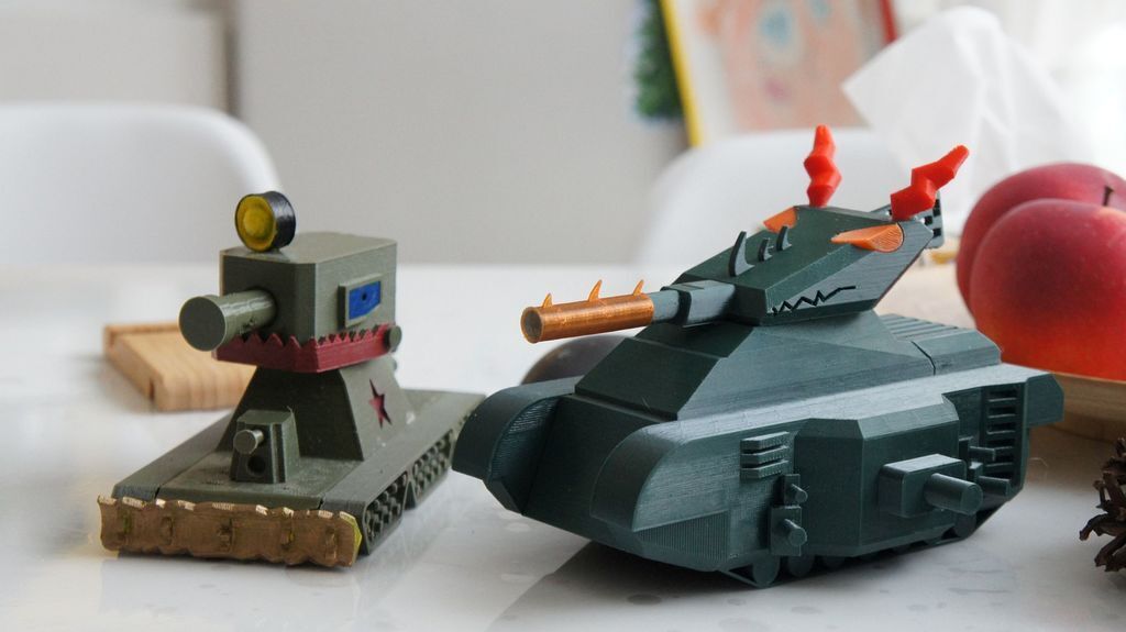 Free STL file Leviathan cartoon tank 🪖 ・3D print design to download・Cults