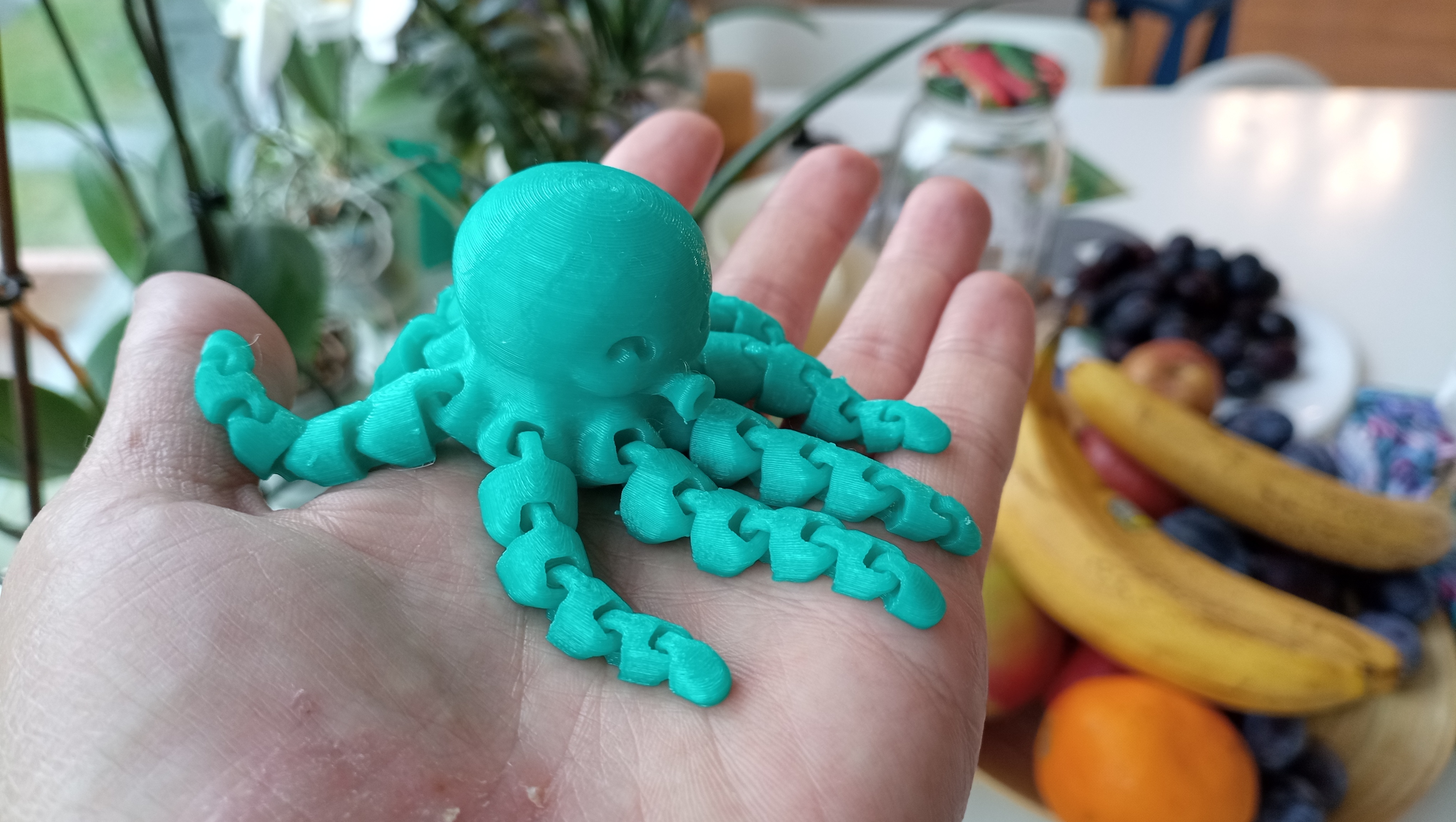 3D printable Cute Mini Octopus・Cults