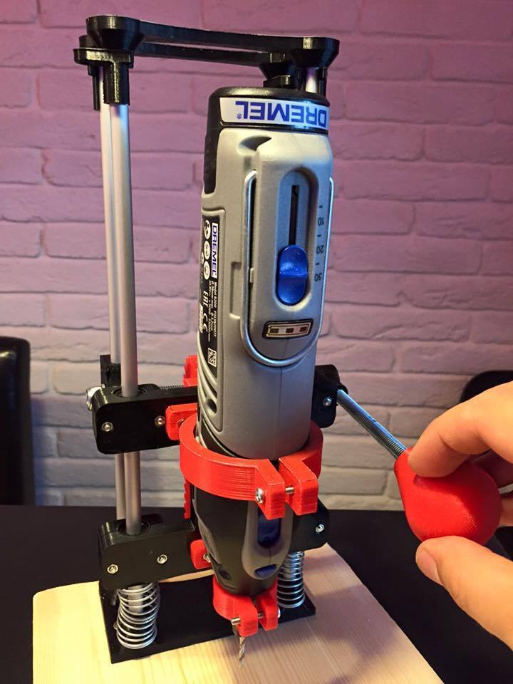 3D printable Dremel Drill Press (Remix)・Cults