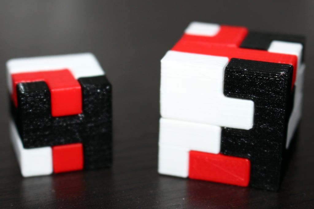 3D printed Printable Interlocking Puzzle #2・Cults