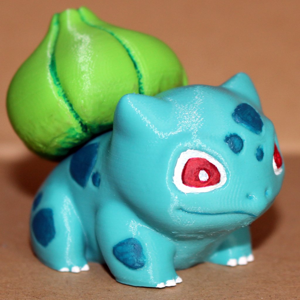3D print High-Poly Realistic Bulbasaur・Cults