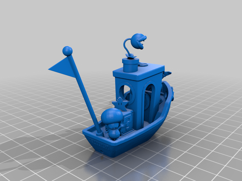 ️‍🔥 Super Mario Benchy・Free 3D File for ・Cults