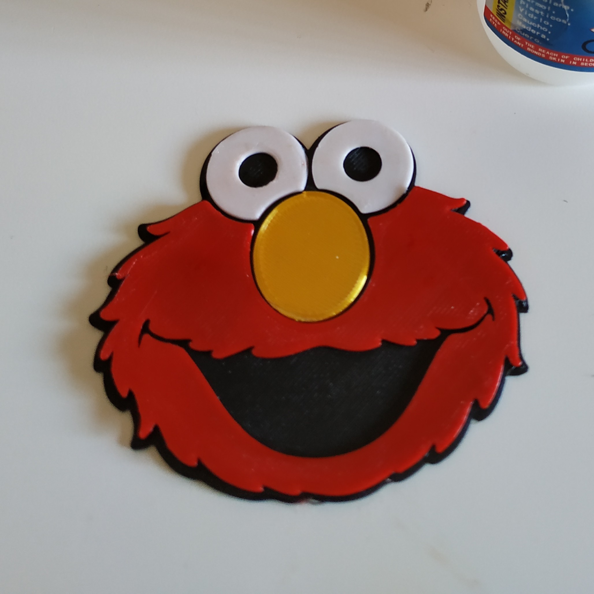Arquivo grátis STL Elmo, fridge magnet 🧲 ・design para impressão 3D para ...