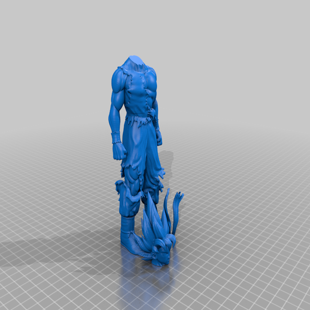 Archivo 3D gratis Goku Battle Torn Full por Ofs 🎲・Objeto para impresora ...