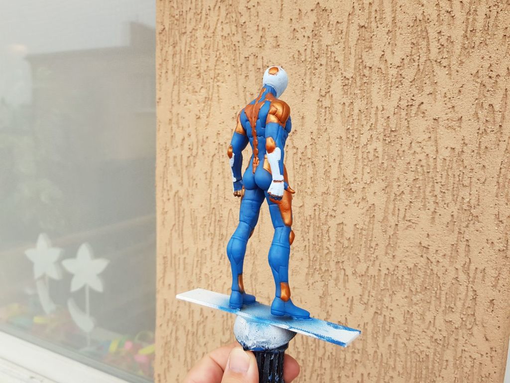 Free 3D file Ninja Gray Fox Stand with Revolver Ocelot cut off hand By ...