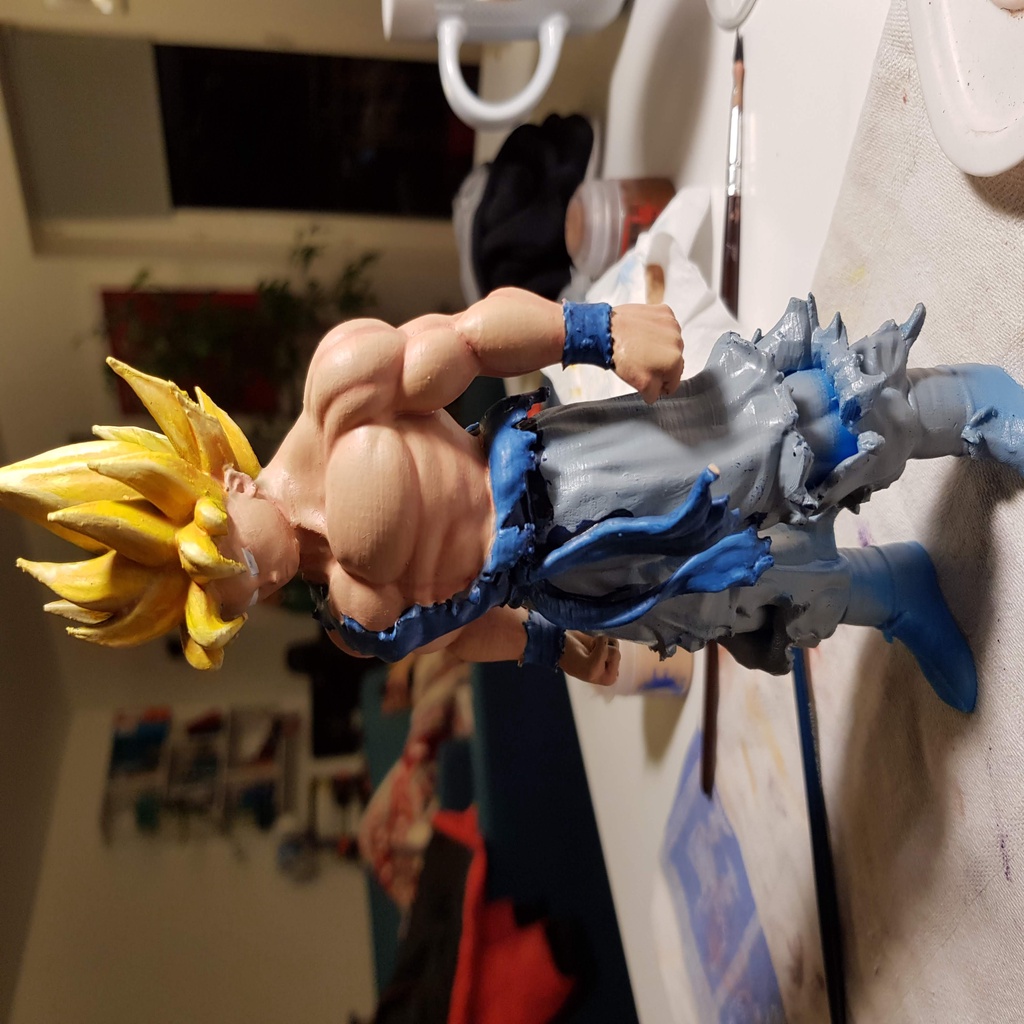 Archivo 3D gratis Goku Battle Torn Full por Ofs 🎲 ・Objeto para ...