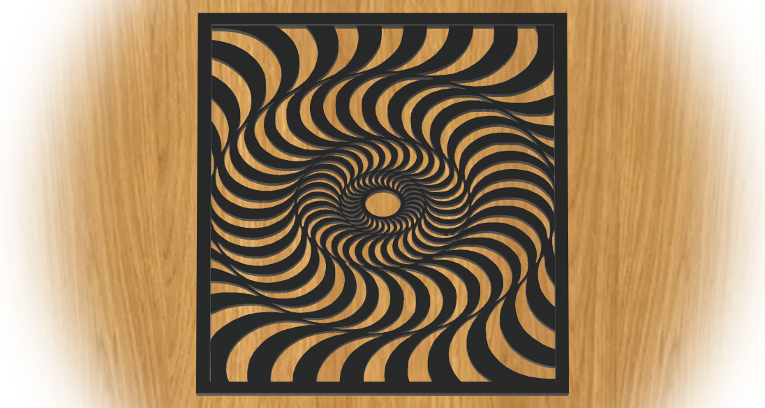STL file Optical illusion frame 🖼️ ・3D print design to download・Cults