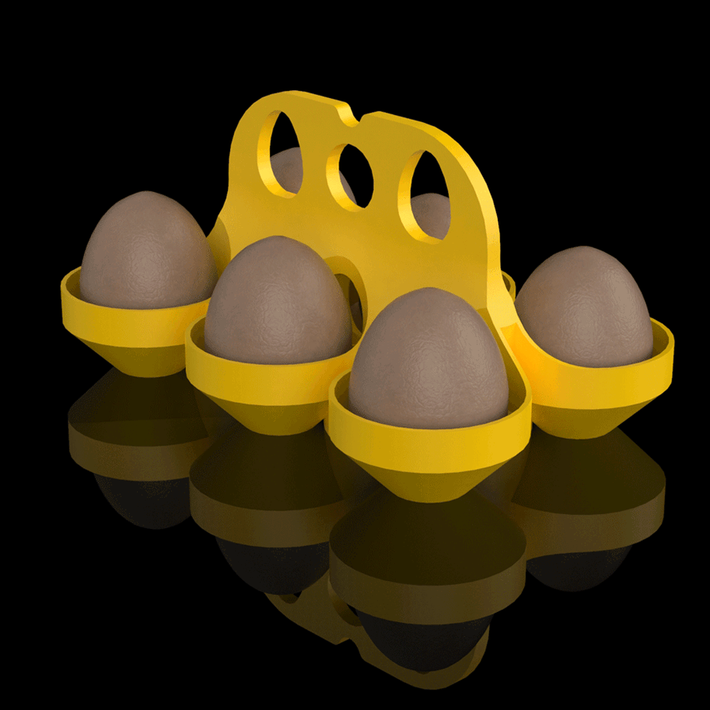 STL file Display - egg basket holder 🥚 ・3D printing design to download ...