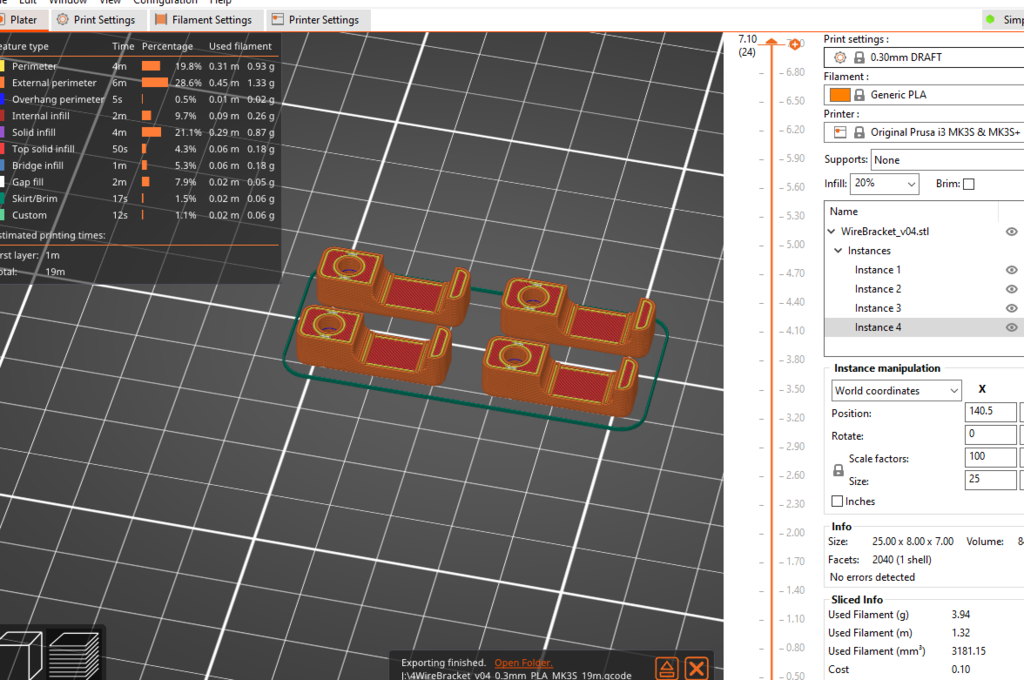🚁 Wire Bracket・Free 3D File for ・Cults