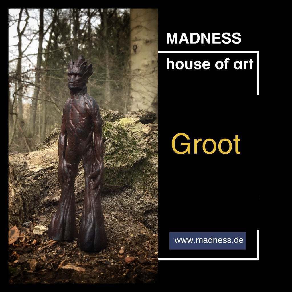 🗿 Adult Groot standing・ STL File for ・Cults