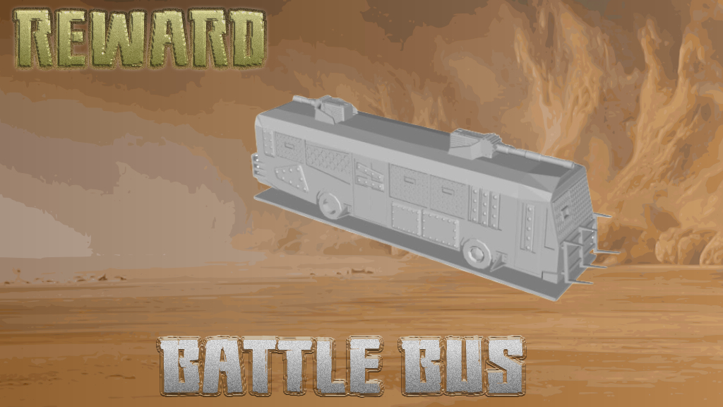 3MF file Post Apocalyptic Battle Bus 🚌 ・3D printable model to download ...