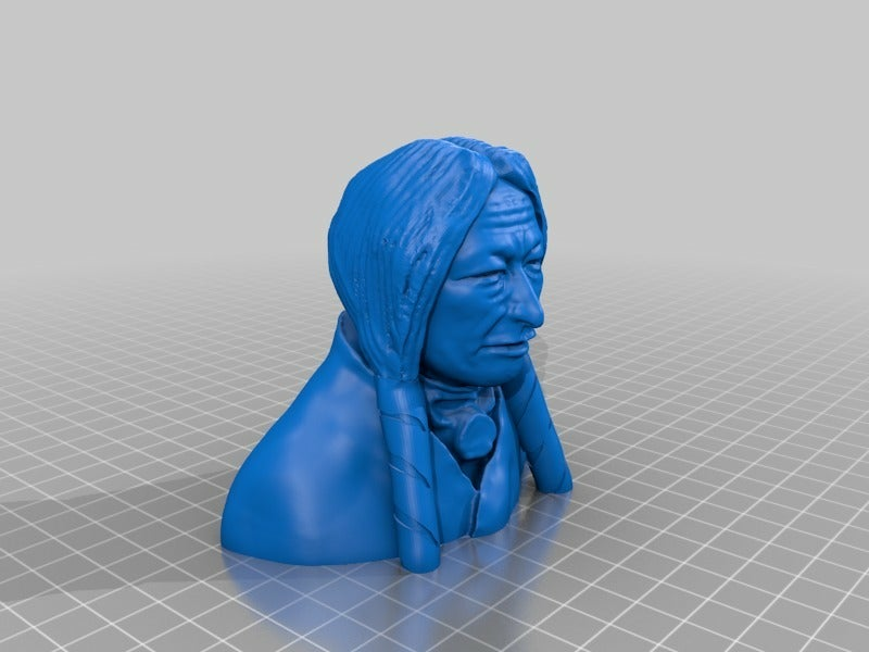 Free STL file Indian Chiefs - "Little Hawk" 🦅 ・3D print object to ...