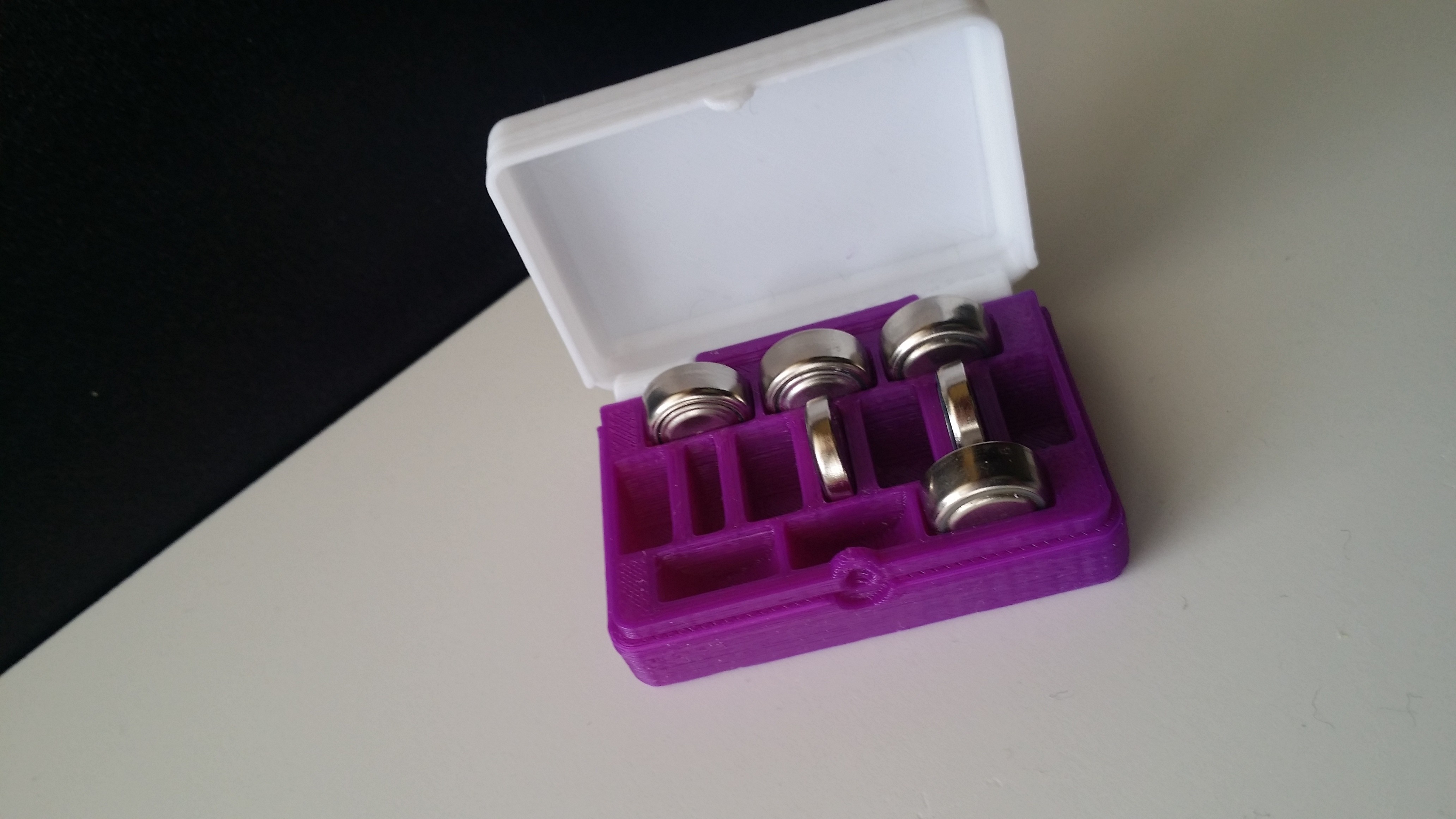 Free STL file CR2032, LR44, AG13 Coin Battery Case 🪙 ・3D printing ...