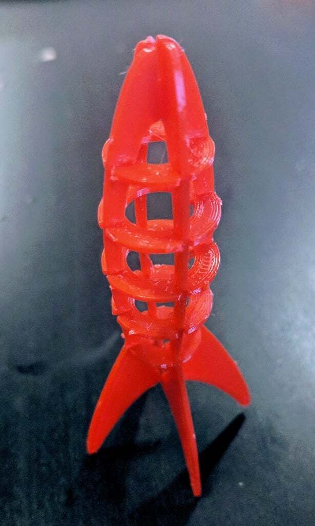 3D print Rocketship business card・Cults