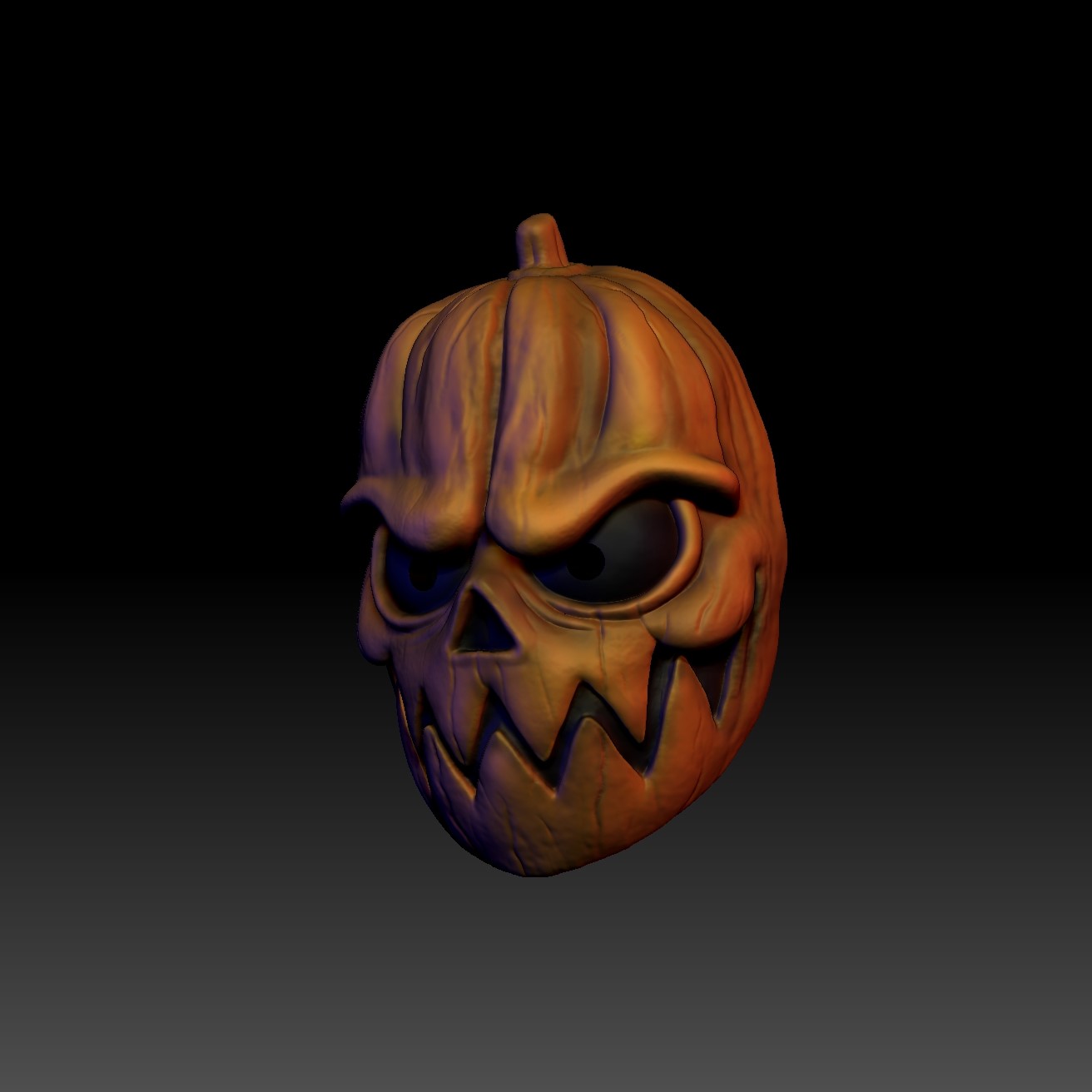 🎃 Halloween pumpkin mask・ STL File for ・Cults