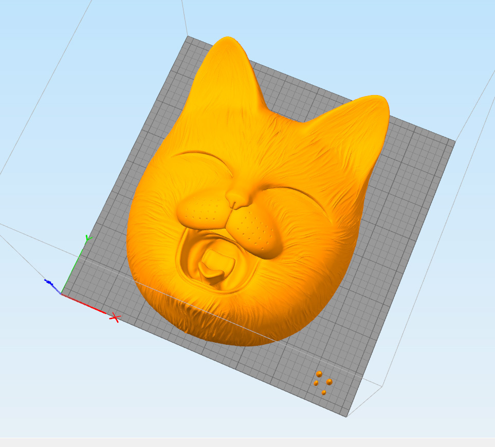 STL file HAPPY CAT Mask 🐱 ・3D print design to download・Cults