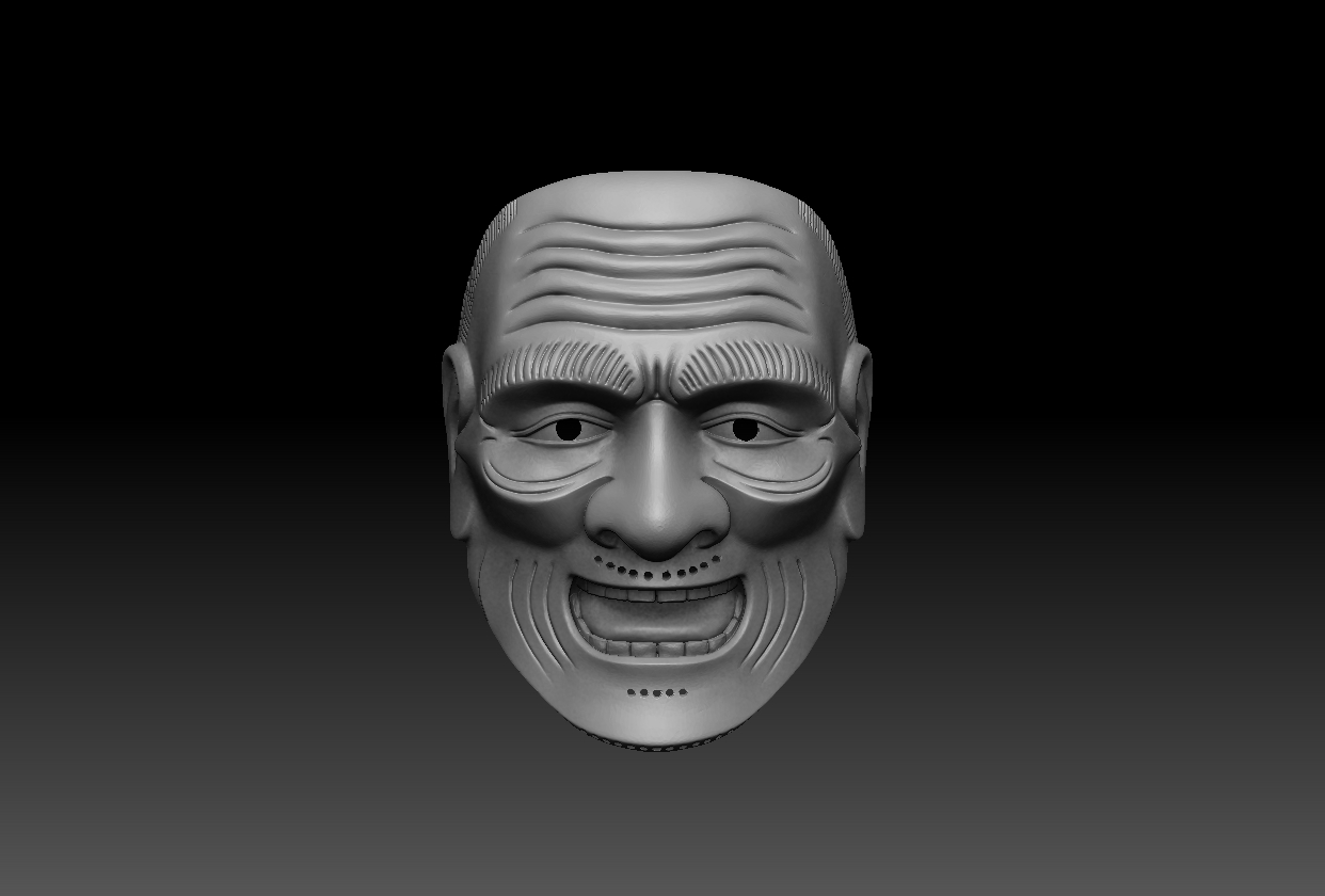 STL file Kojo Mask (Old Man) 👴 ・3D print object to download・Cults