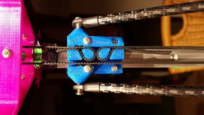 3D printing Self locking kossel mini carriage for open belts・Cults