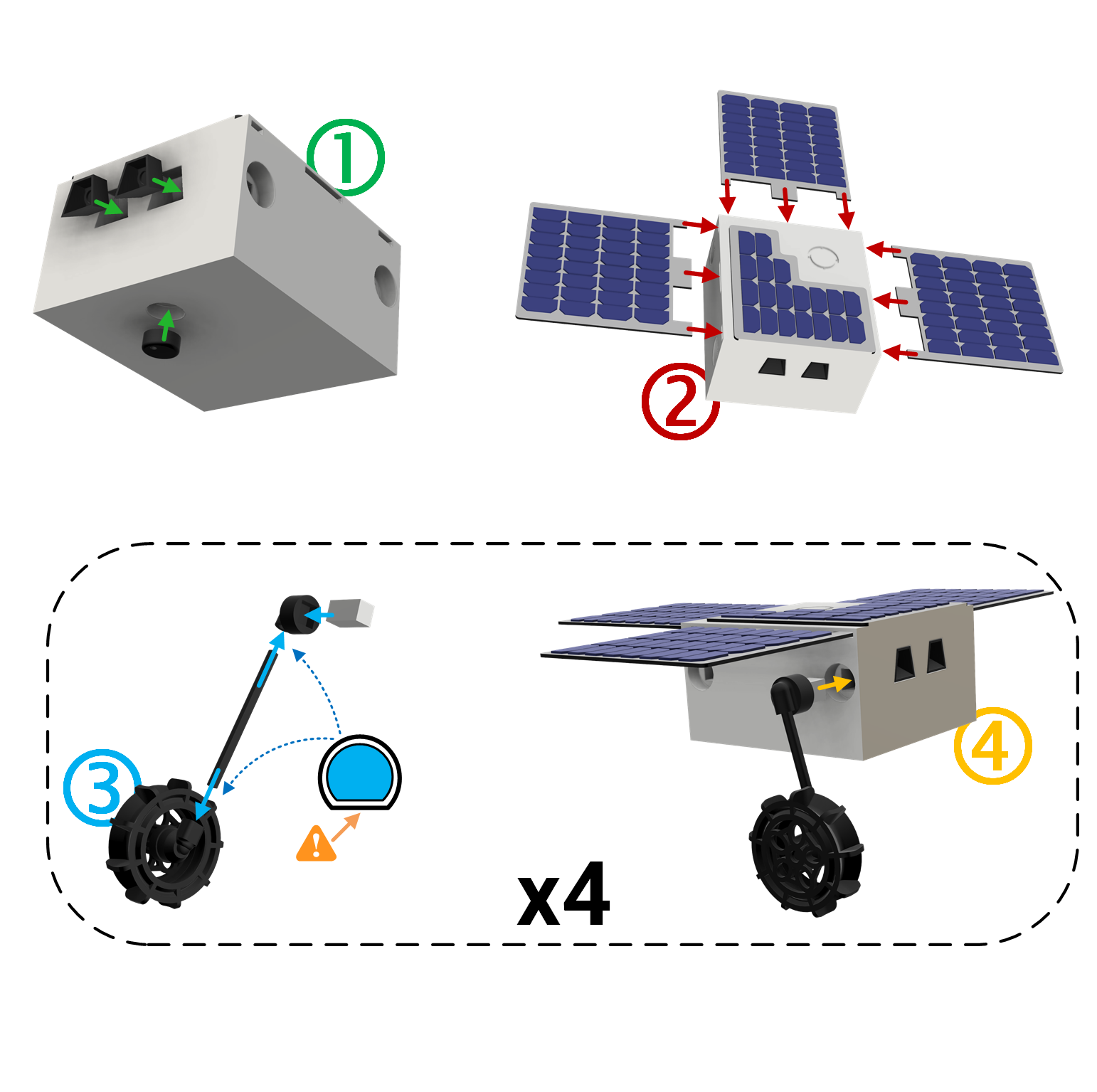 🛰 MMX Phobos Rover model・Fichier STL Gratuit pour ・Cults
