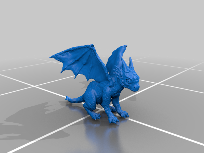 👶 Baby Dragon・Free 3D File for ・Cults