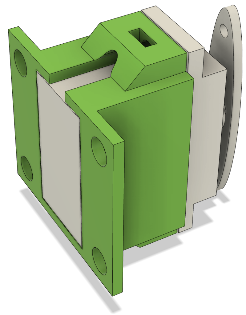 Free STL file FS90 servo motor holder 🔧 ・Object to download and to 3D ...