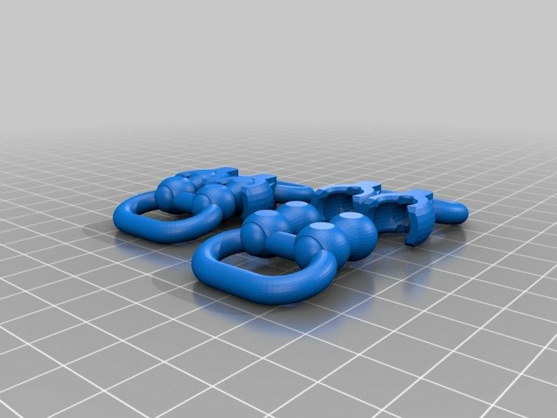 🎭 Two Ball Snap Buckle・Free STL File for ・Cults