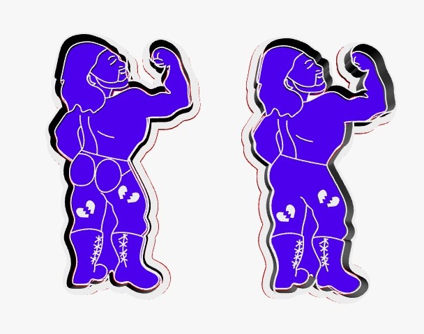 STL file CUTTING FIGURE 🥶 ・3D printing template to download・Cults