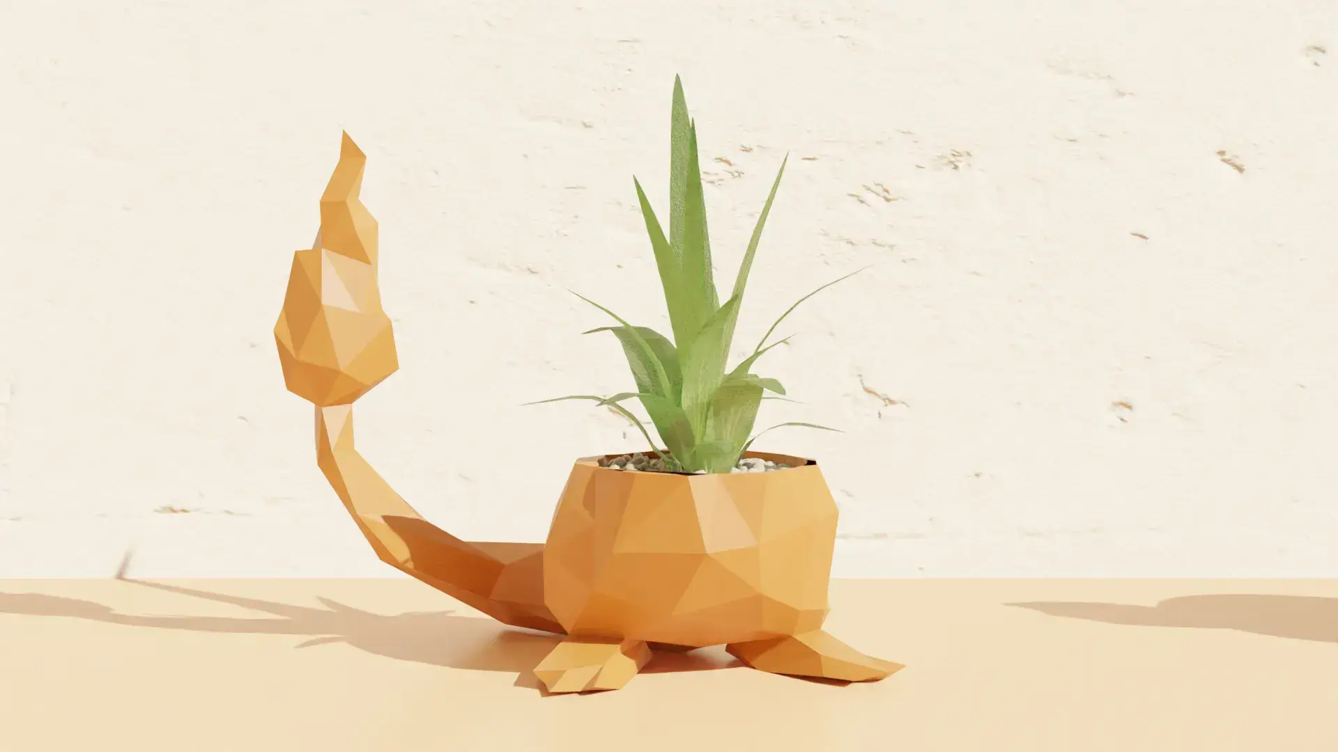 Free 3D file Charmander Low Poly - Pokemon Pot Plant 🐉 ・3D printer ...